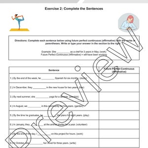 Future Perfect Continuous Tense Verb Lesson: Introduction 3 Worksheets ...