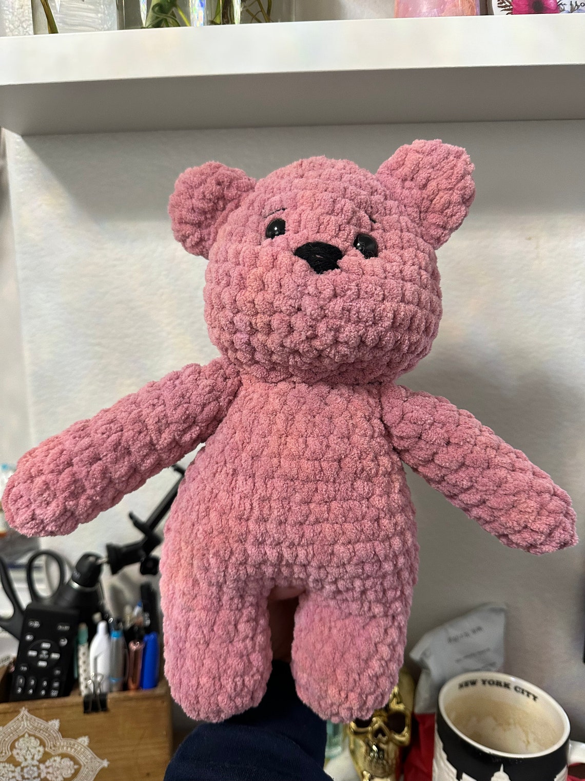 Theodore Cozy Teddy Plushie Amigurumi Stuffed Animal Stuffy - Etsy