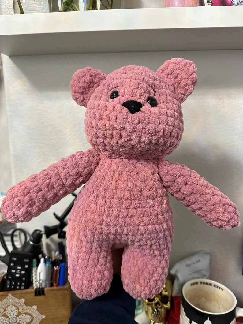 Theodore Cozy Teddy Plushie Amigurumi Stuffed Animal Stuffy - Etsy