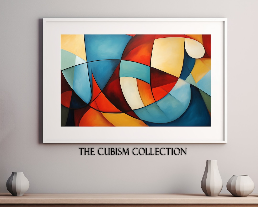 Cubism Digital Print | Wall Art | Contemporary Print | Printable ...