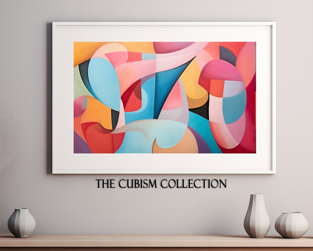 Cubism Digital Print | Wall Art | Contemporary Print | Printable ...