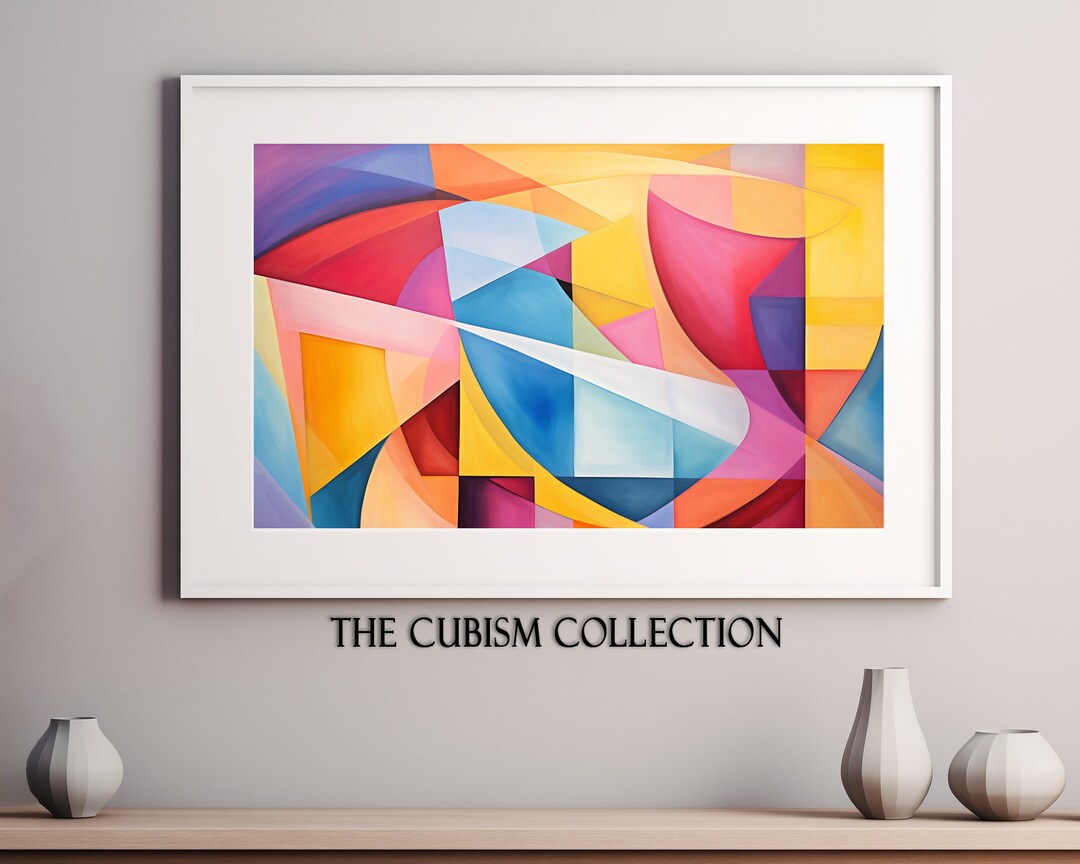 Cubism Digital Print | Wall Art | Contemporary Print | Printable ...