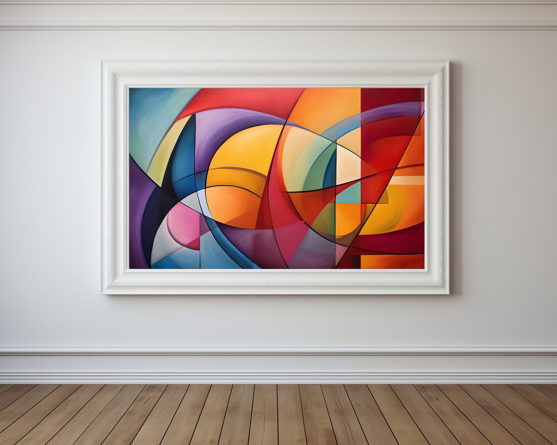 Cubism Digital Print | Wall Art | Contemporary Print | Printable ...