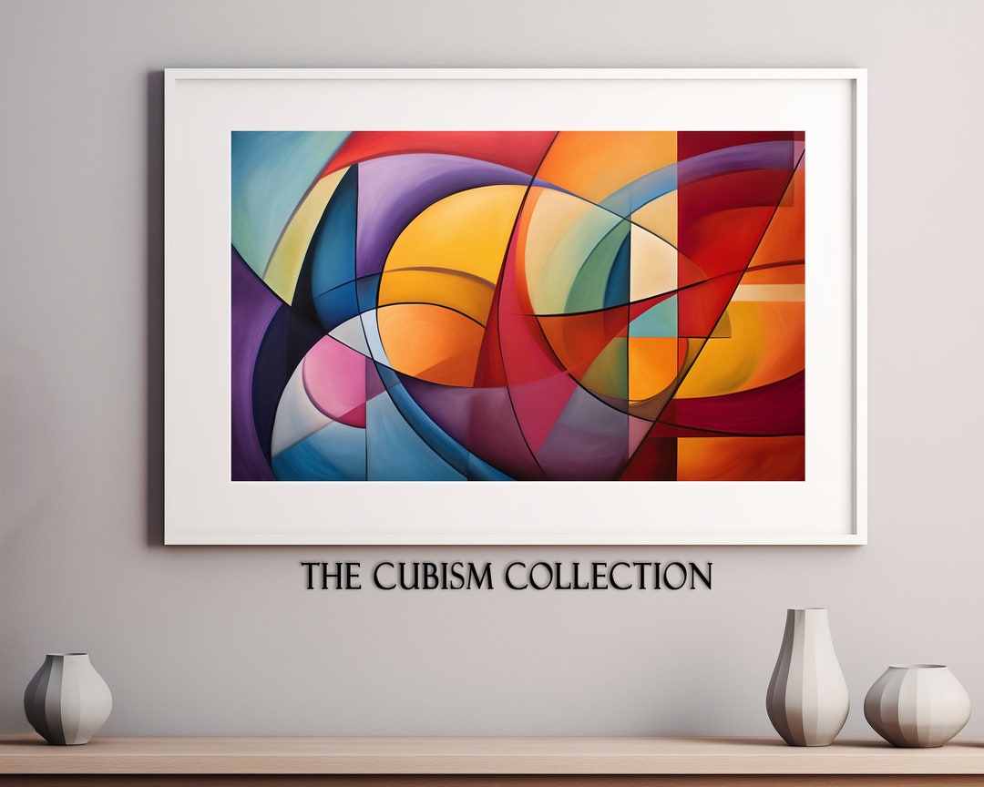 Cubism Digital Print | Wall Art | Contemporary Print | Printable ...