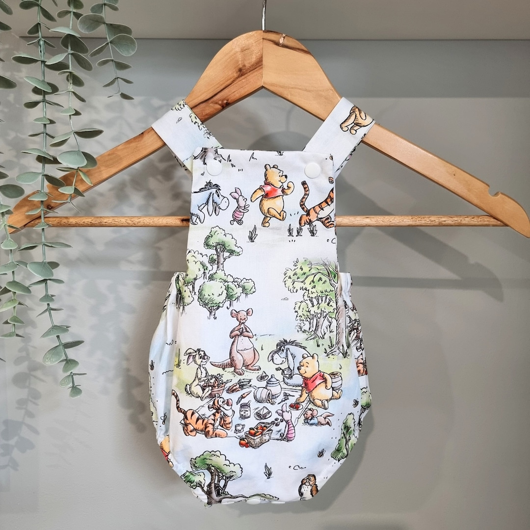 Handgemachte Winnie Puuh Strampler: Unisex Overall - Etsy.de