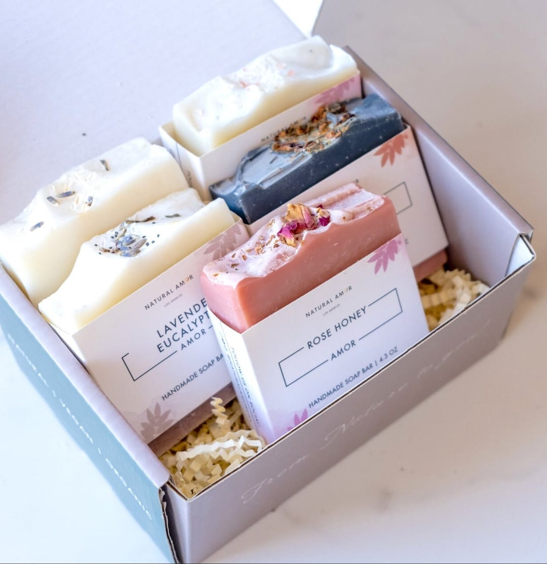 5pk Bar Soap Gift Box Gift for Her Gift for Him Boyfriend Birthday ...