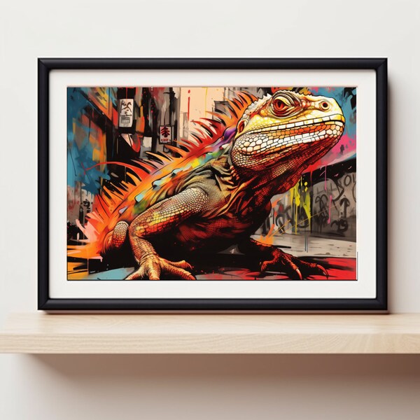 Lizard Wall Art - Etsy