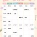 Weekly Editable Schedule. Printable Class Schedule. Poster Size. Girly ...