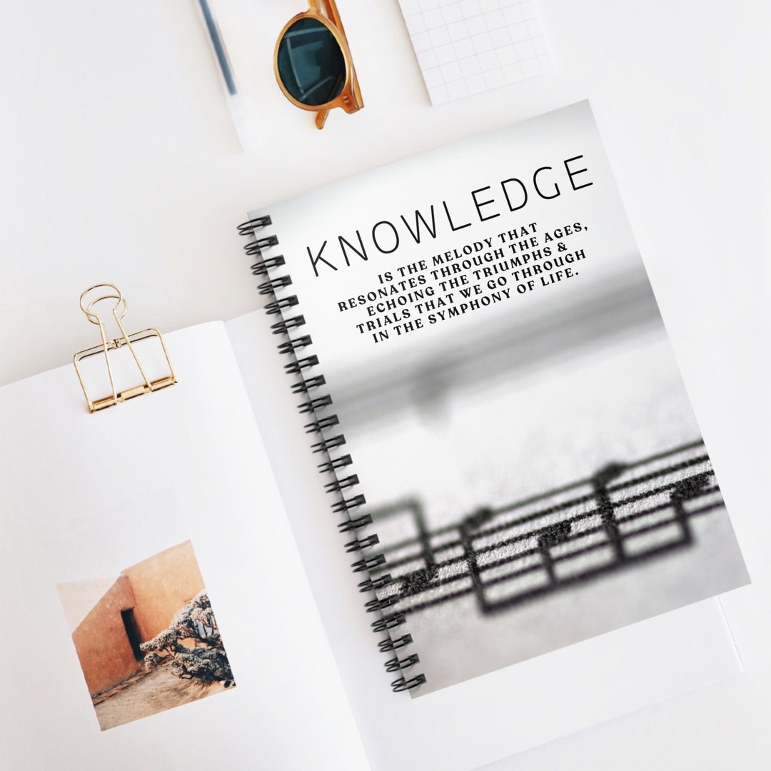 Knowledge Design Notebook. Music Notes Notebook. Melody Notebook ...