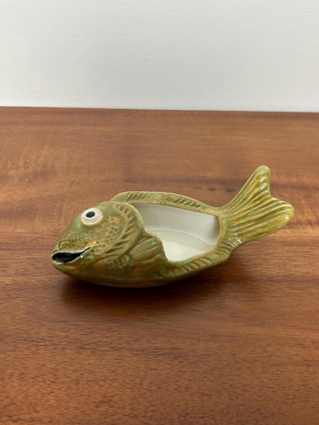 Vintage Ceramic Fish Trinket Dish - Etsy