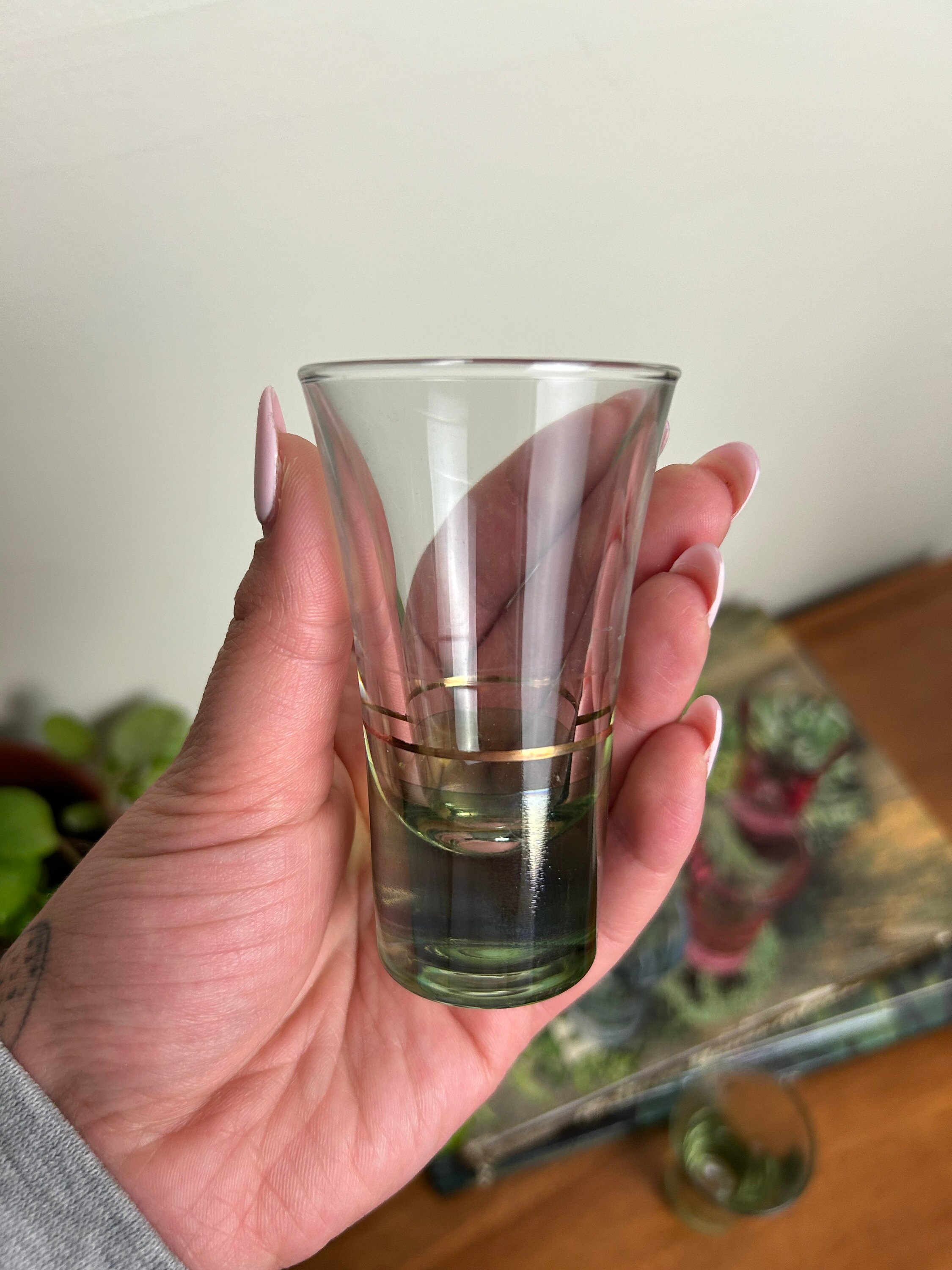 Colorful Vintage Shot Glasses - Etsy