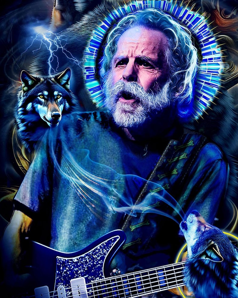 Bob Weir 3D Lenticular Poster Prints | Bobby Weir of the Grateful Dead ...