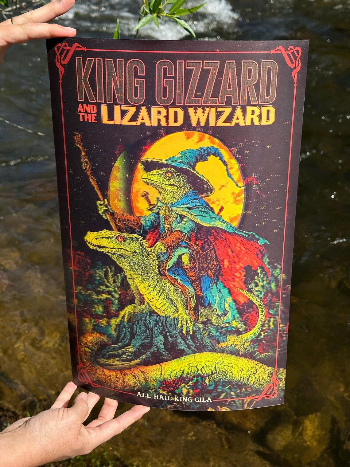 King Gizzard and the Wizard Lizard 3D Lenticular Prints- KGWL 3D ...