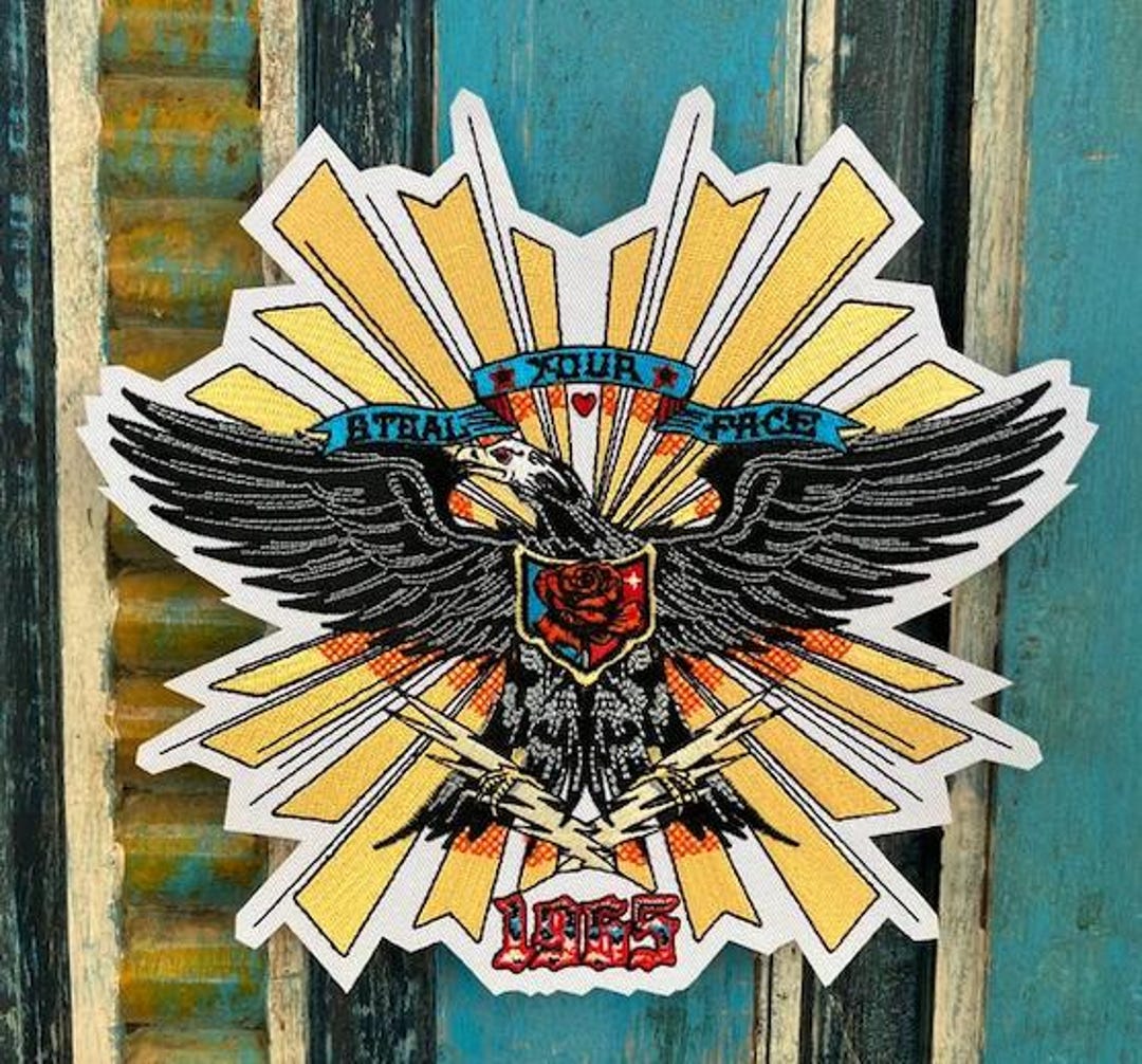 Steal Your Face Eagle Embroidered Patch - Limited Edition - Etsy
