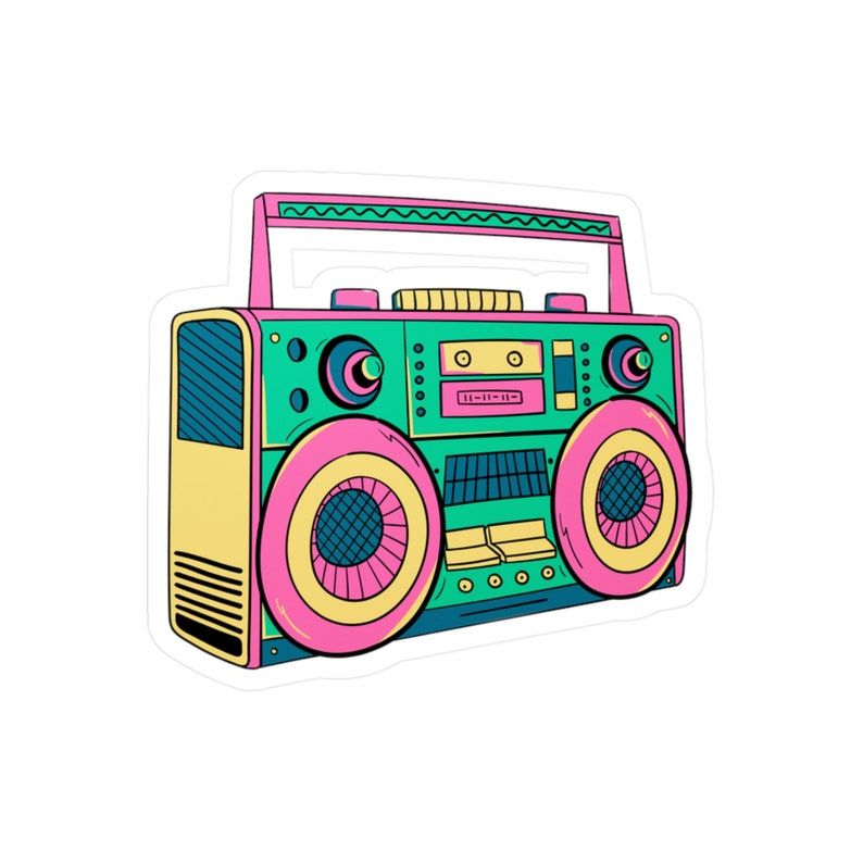 Stereo Vinyl Decal - Etsy