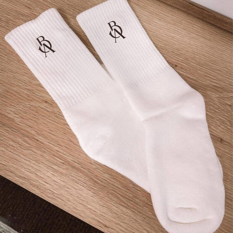 Embroidered Socks - Etsy