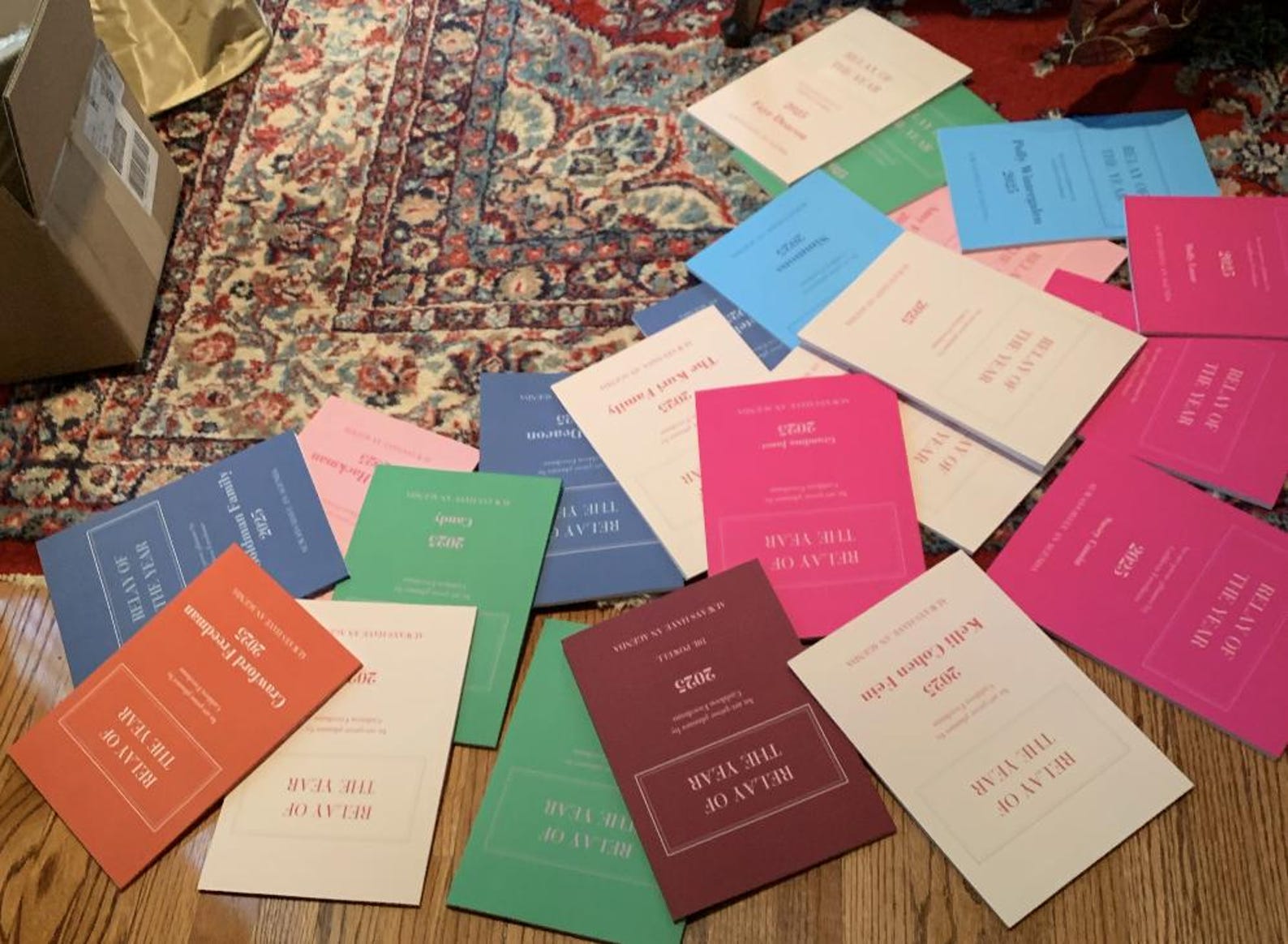 The Relay of the Year 2025 Art-prose Planner Agenda - Etsy