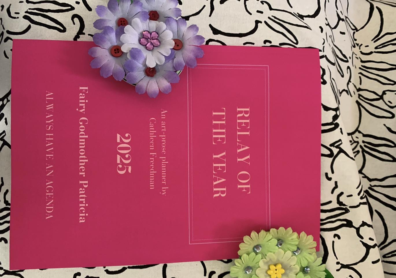 The Relay of the Year 2025 Art-prose Planner Agenda - Etsy