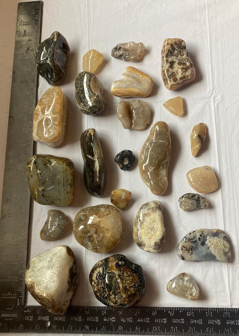 Montana Agates Tumbled Polished From the Yellowstone River 10 Lbs - Etsy