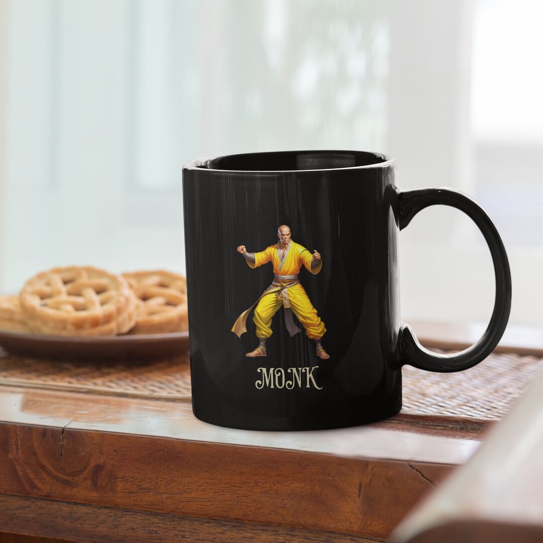 Monk Coffee Cup - DND - Dungeons and Dragons - Gift Idea for Epic ...