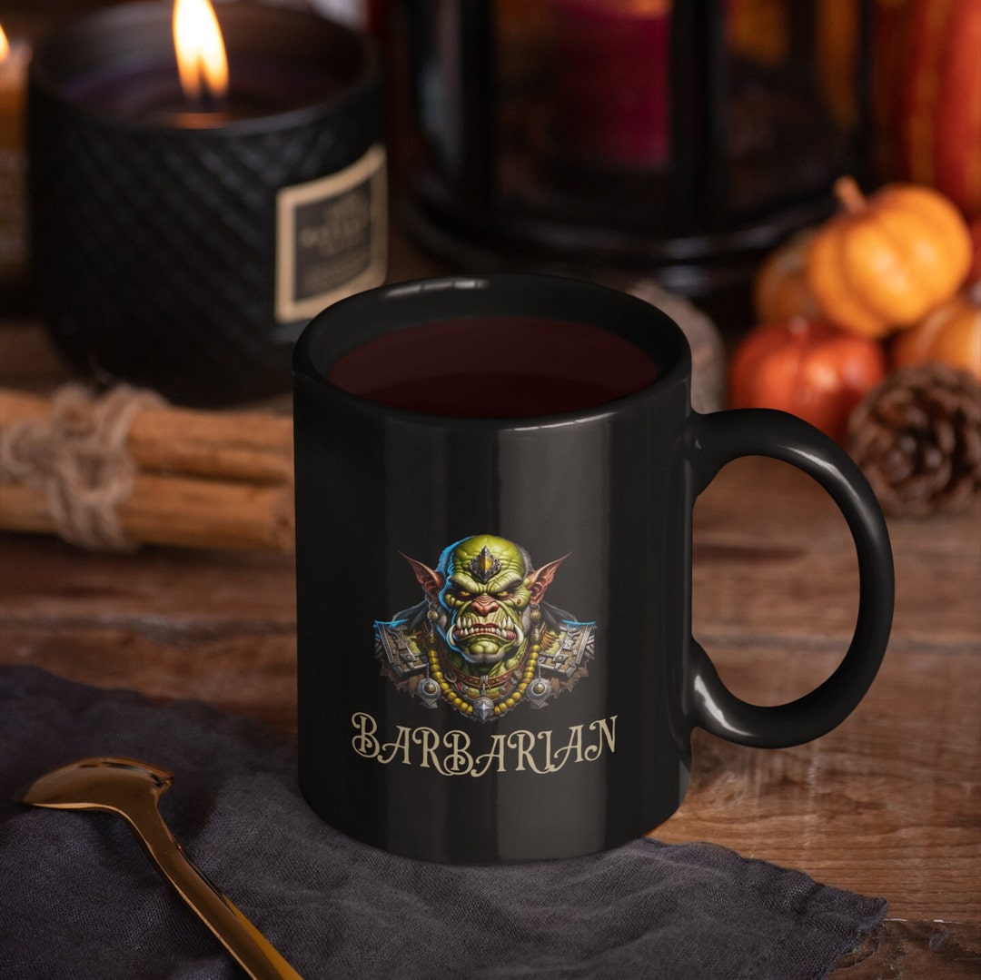 Barbarian Coffee Mug - DND - Dungeons and Dragons - Gift Idea for Epic ...