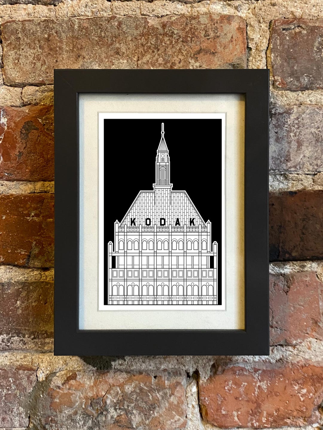 Rochester Kodak Tower Poster - Etsy