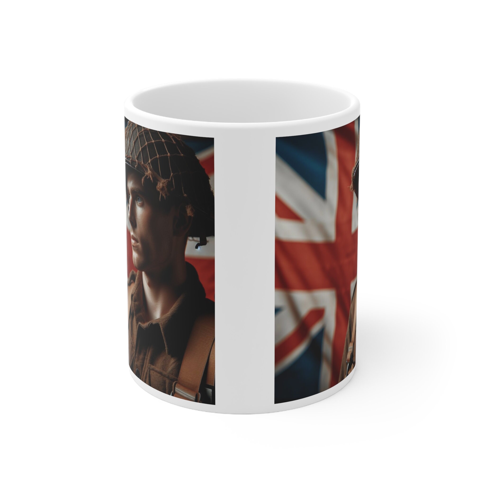 WW2 Soldier Mug With Union Jack Design Perfect Coffee/tea Mug for ...