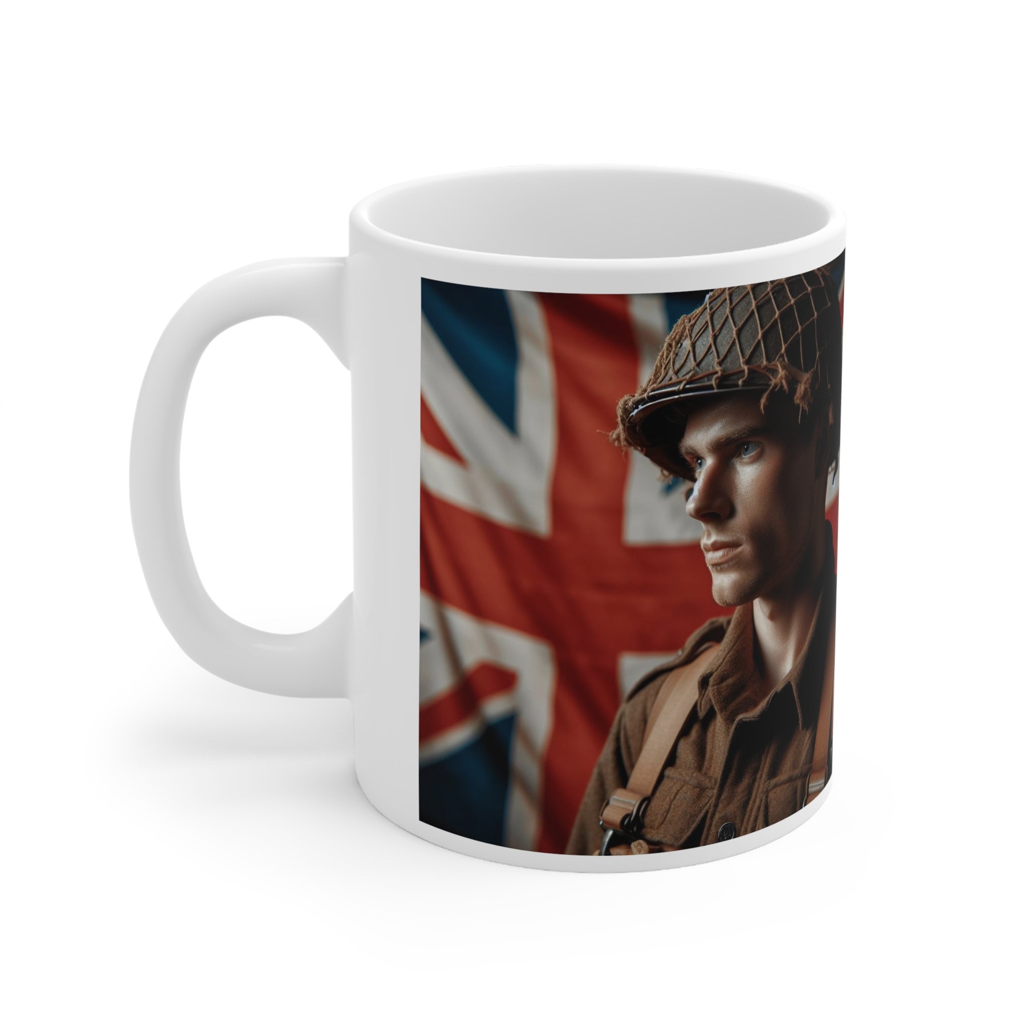 WW2 Soldier Mug With Union Jack Design Perfect Coffee/tea Mug for ...
