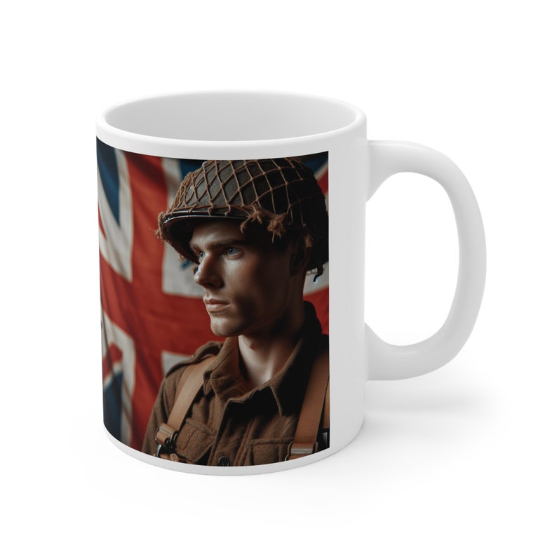 WW2 Soldier Mug With Union Jack Design Perfect Coffee/tea Mug for ...