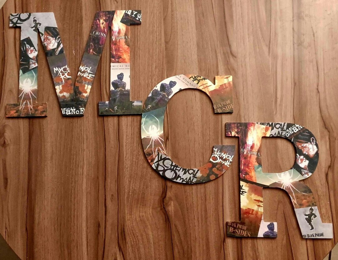 My Chemical Romance Album Letters - Etsy