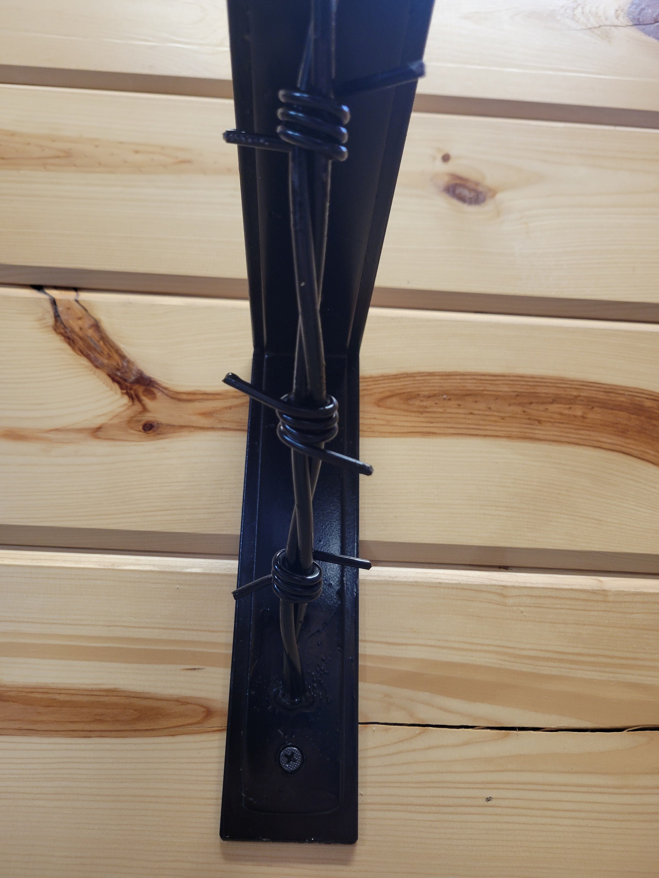 Heavy Duty Handmade Barbed Wire Shelf Brackets pair - Etsy