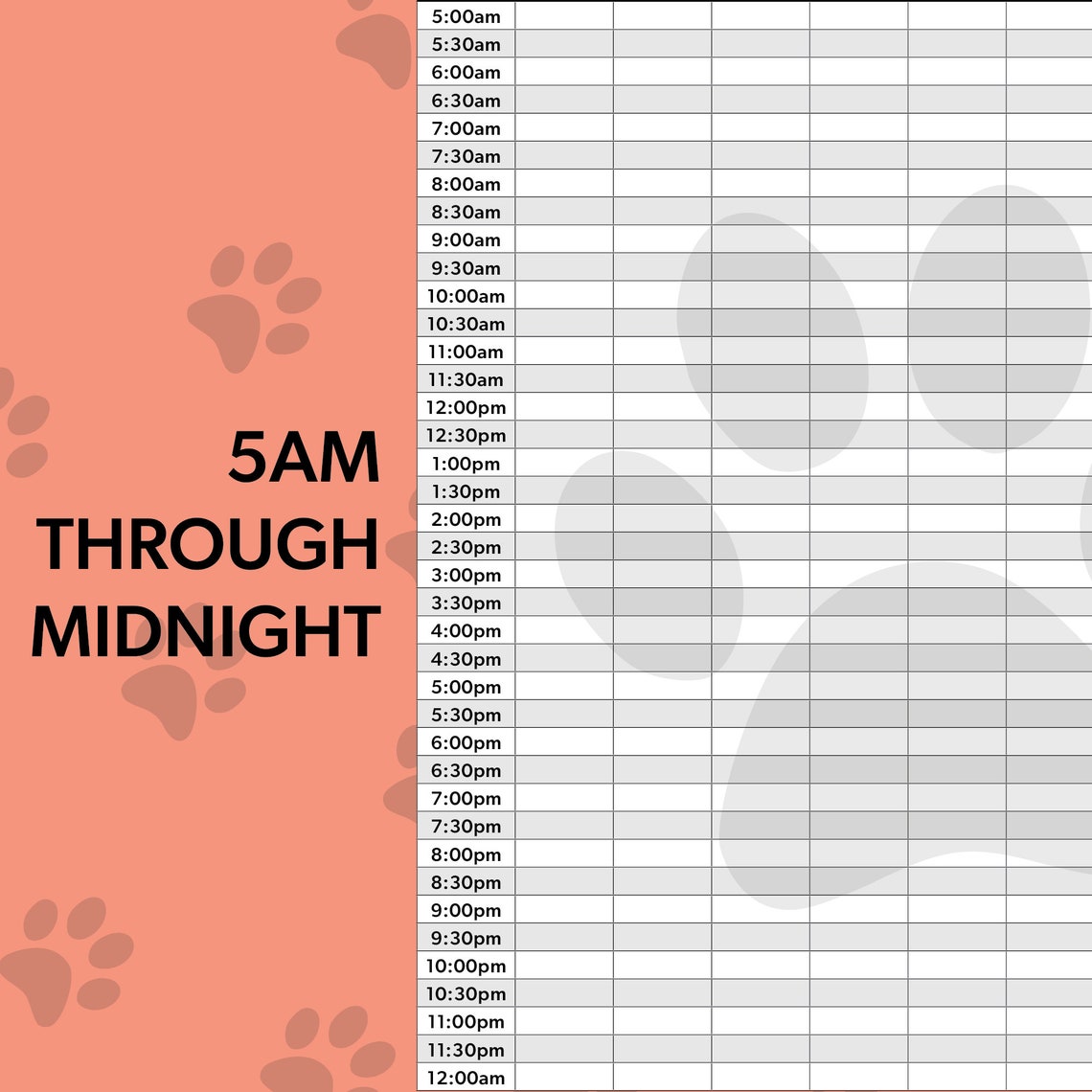 Dog Activity Tracker, Chart, and Schedule potty, Training, Feeding ...