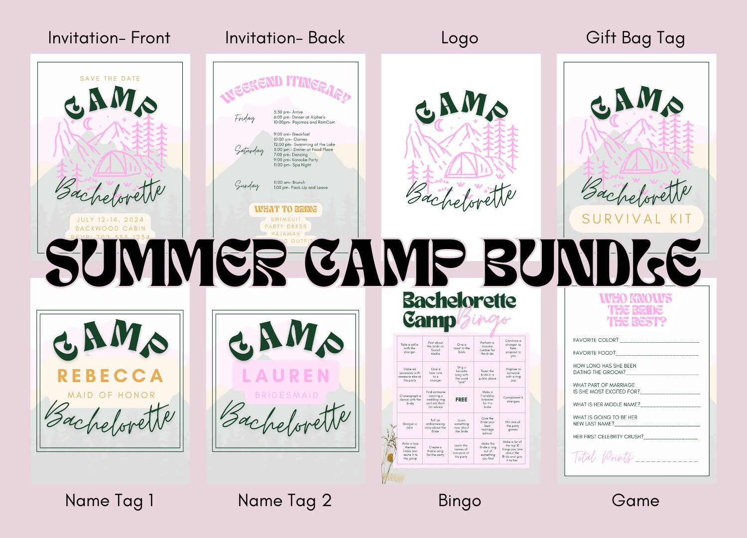 Summer Camp Bachelorette Party || the Last Trail Before the Veil ...