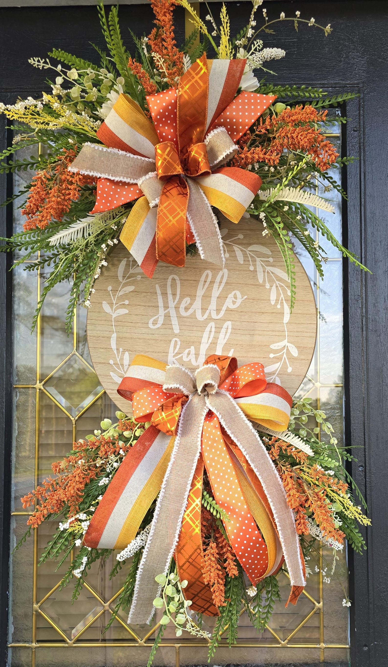 Large Hello Fall Wreath - Etsy