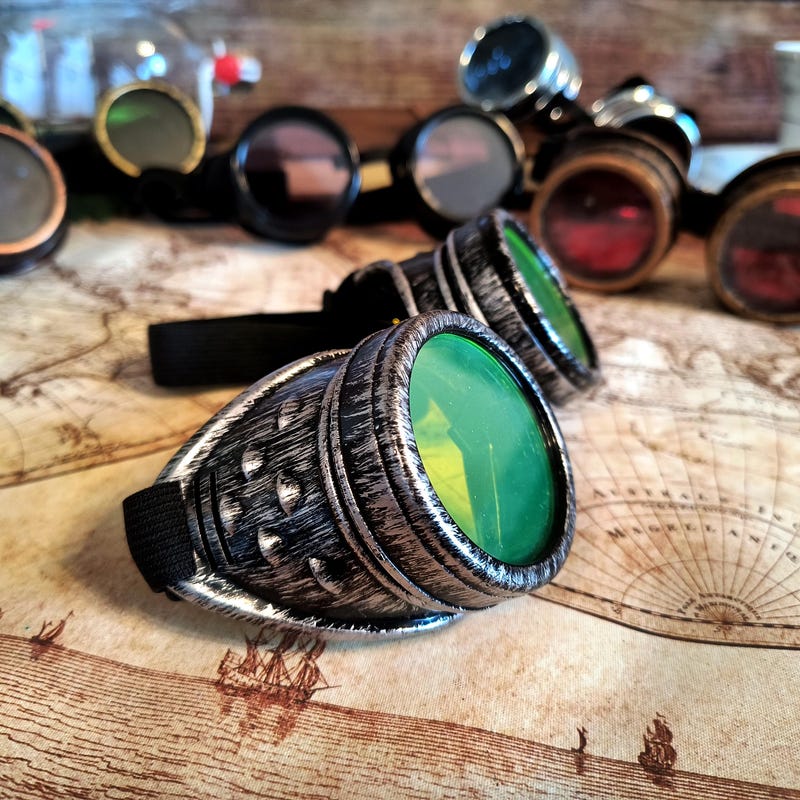 Cyberpunk Goggles Glasses - Etsy