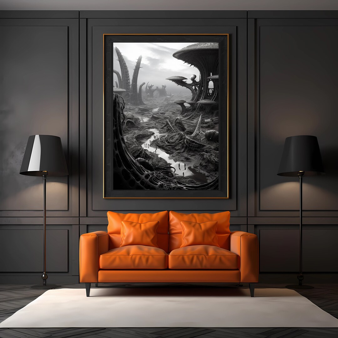 Biomechanical Domain - Gigeresque Landscape Art, Scifi Art, Home Decor ...