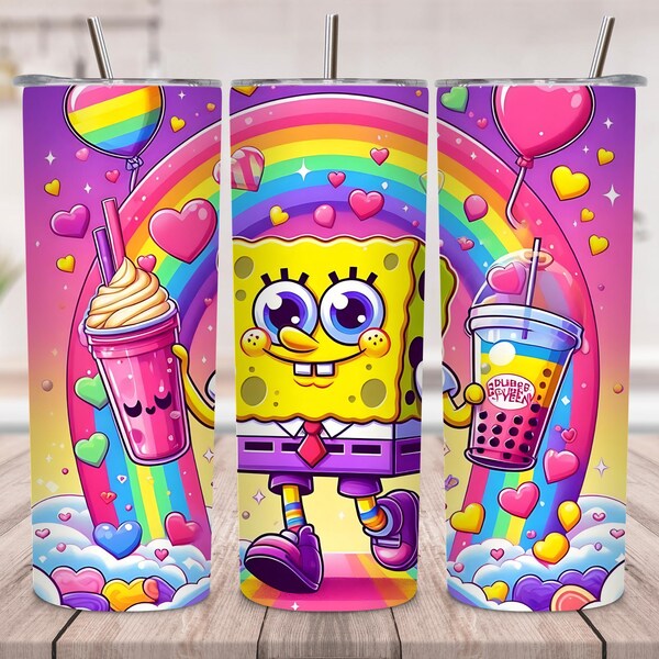 Spongebob Sublimation Tumbler Wraps - Etsy