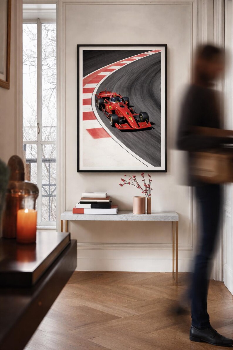 Formula 1 Racing Car Poster Printable (digital Download) - Etsy