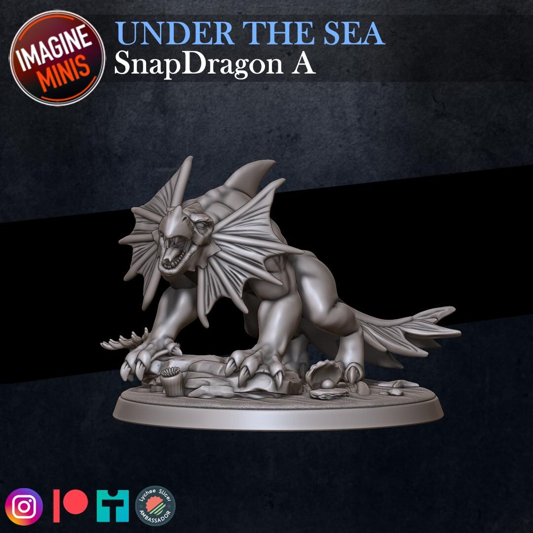 Snapdragons A, B, & D From Imagine Minis Under the Sea Set - Etsy