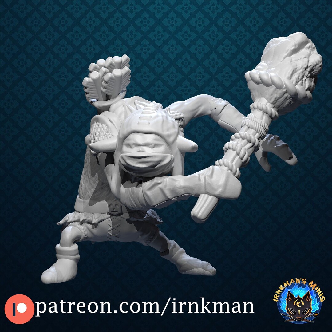 Common Goblin-type From Irnkman Minis. Total Height Apx. 44mm - Etsy