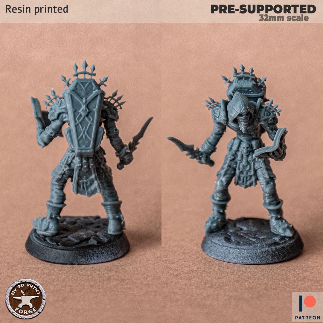 Undead Warlock, Heritage Armor From My3dprintforge's Undead Set. Total ...