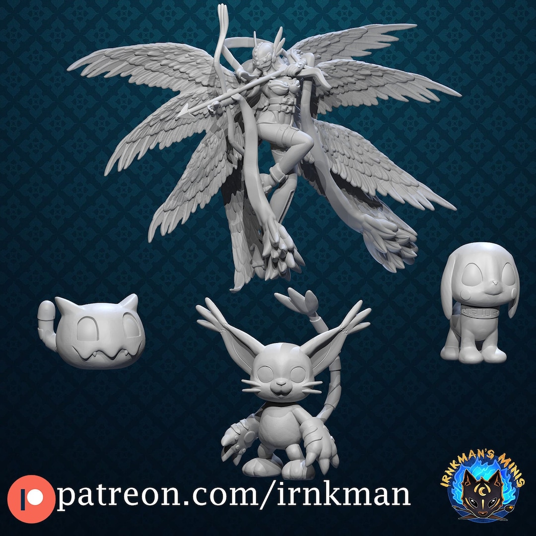 Angewomon Evolution Line From Irnkman Minis - Etsy