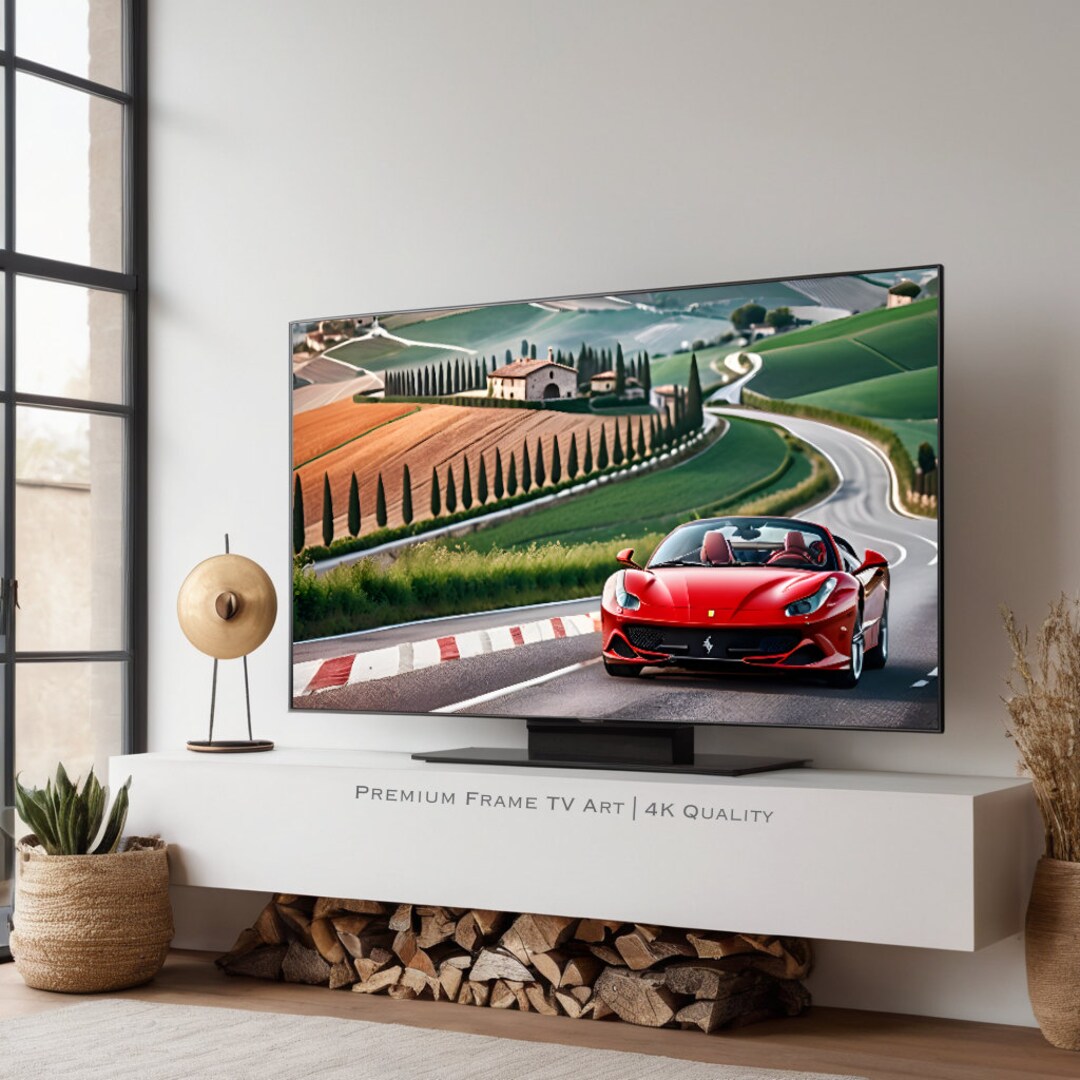 FRAME TV Art Ferrari Print Ferrari Art Ferrari Poster Exotic Car Wall ...