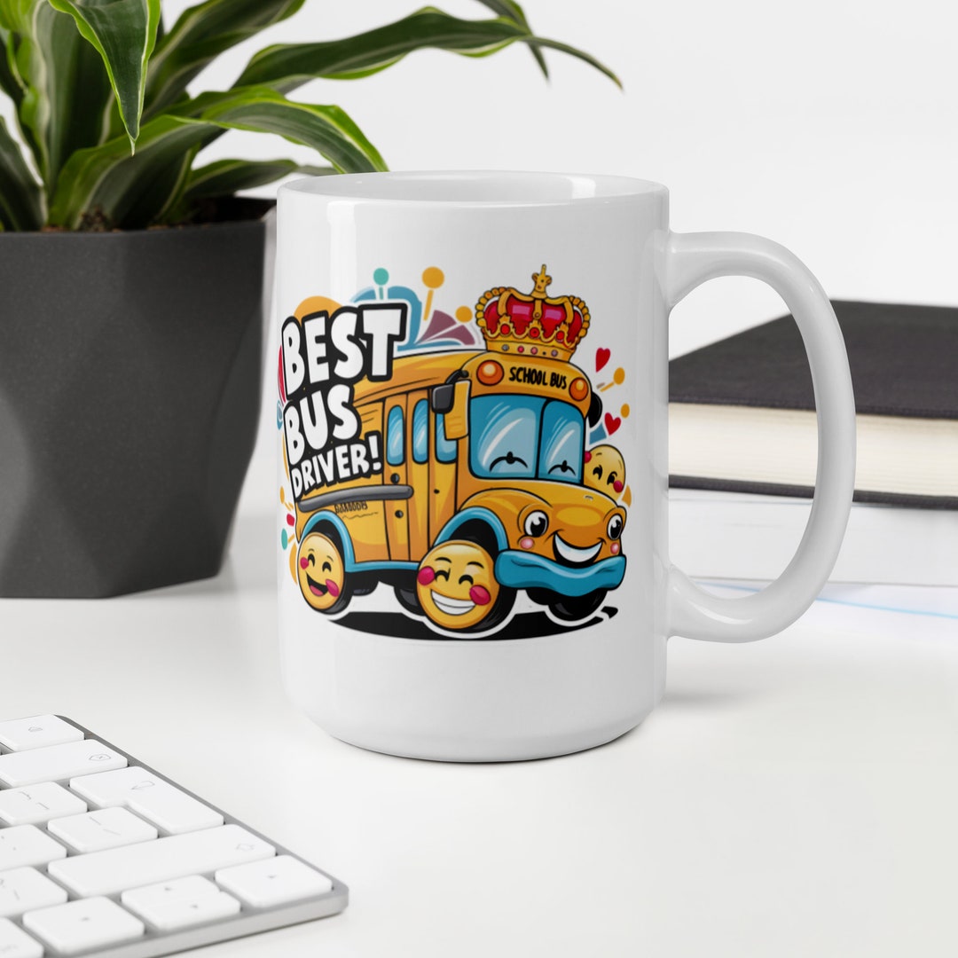 Bus Driver Present, Bus Driver Gift, School Bus Mug, Bus Driver Mug ...