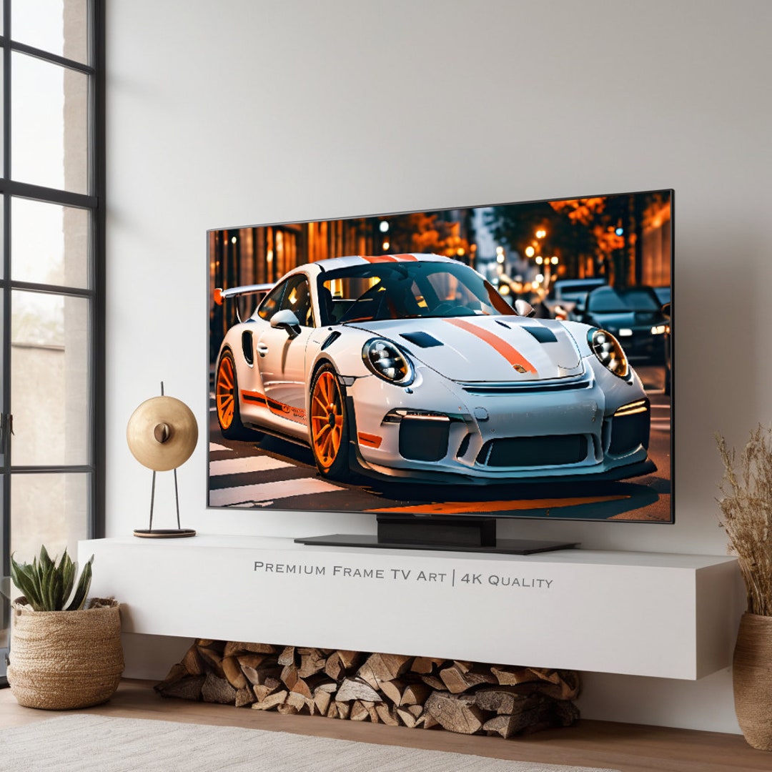 FRAME TV Art Porsche Print Porsche Art Porsche GT3RS Exotic Car Wall ...