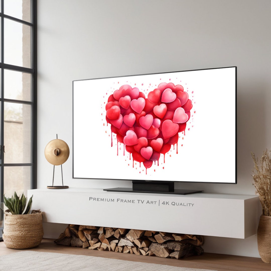 FRAME TV Art Valentines Day Art Valentines Heart Print Valentine Decor ...