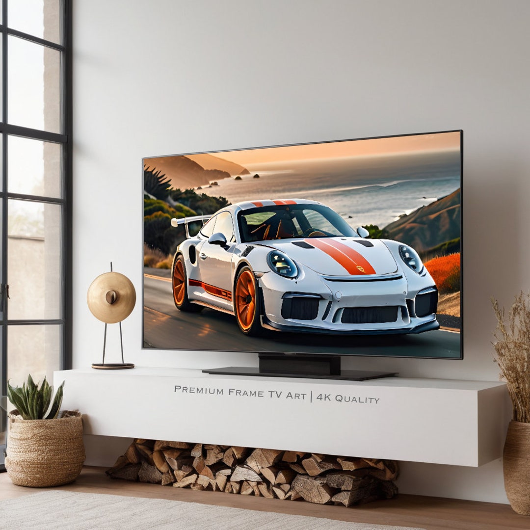 FRAME TV Art Porsche Print Porsche Art Porsche GT3RS Exotic Car Wall ...
