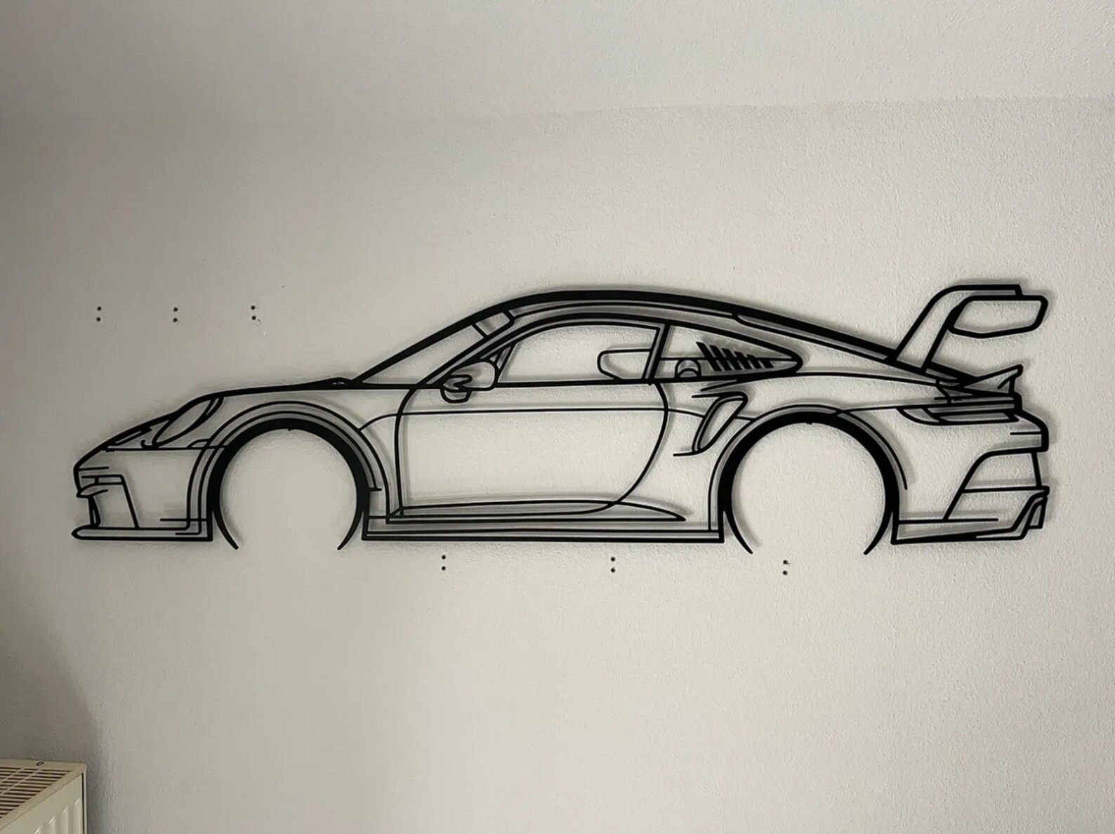 Porsche 911 GT3 CUP 992 Silhouette ,car Silhouette, Automotive Wall ...