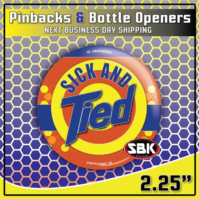 Sick & Tied Photo Keychain L Funny Laundromat Sign L Laundry Detergent ...