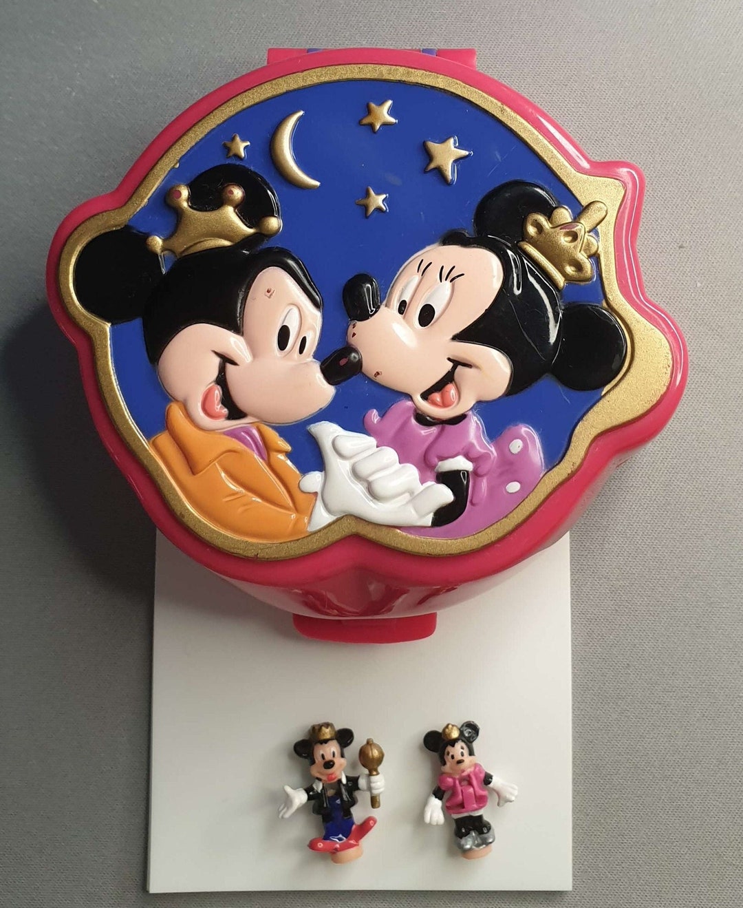 Polly Pocket Disney Mickey & Minnie Mouse Bluebird 1995 COMPLETE RARE ...